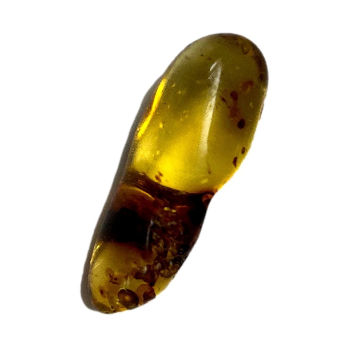 Genuine Amber Specimen with Insect Inclusions - 1" x 3/8" - Walmart.com
