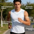 2026 New V Boost Shape Wear Shirt for Men Ionic Sleeveless Compression ...