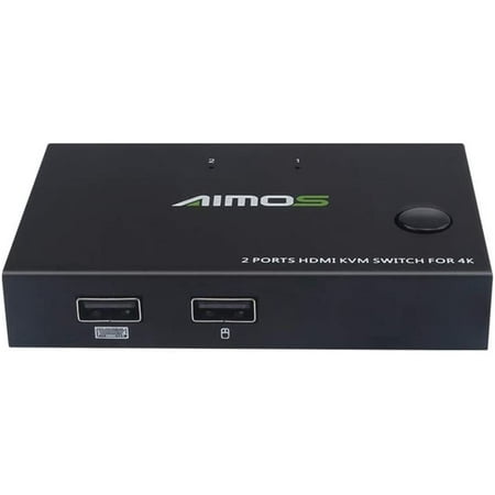AIMOS HDMI KVM Switche Selector 4K KVM Switcher Keyboard Mouse USB ...