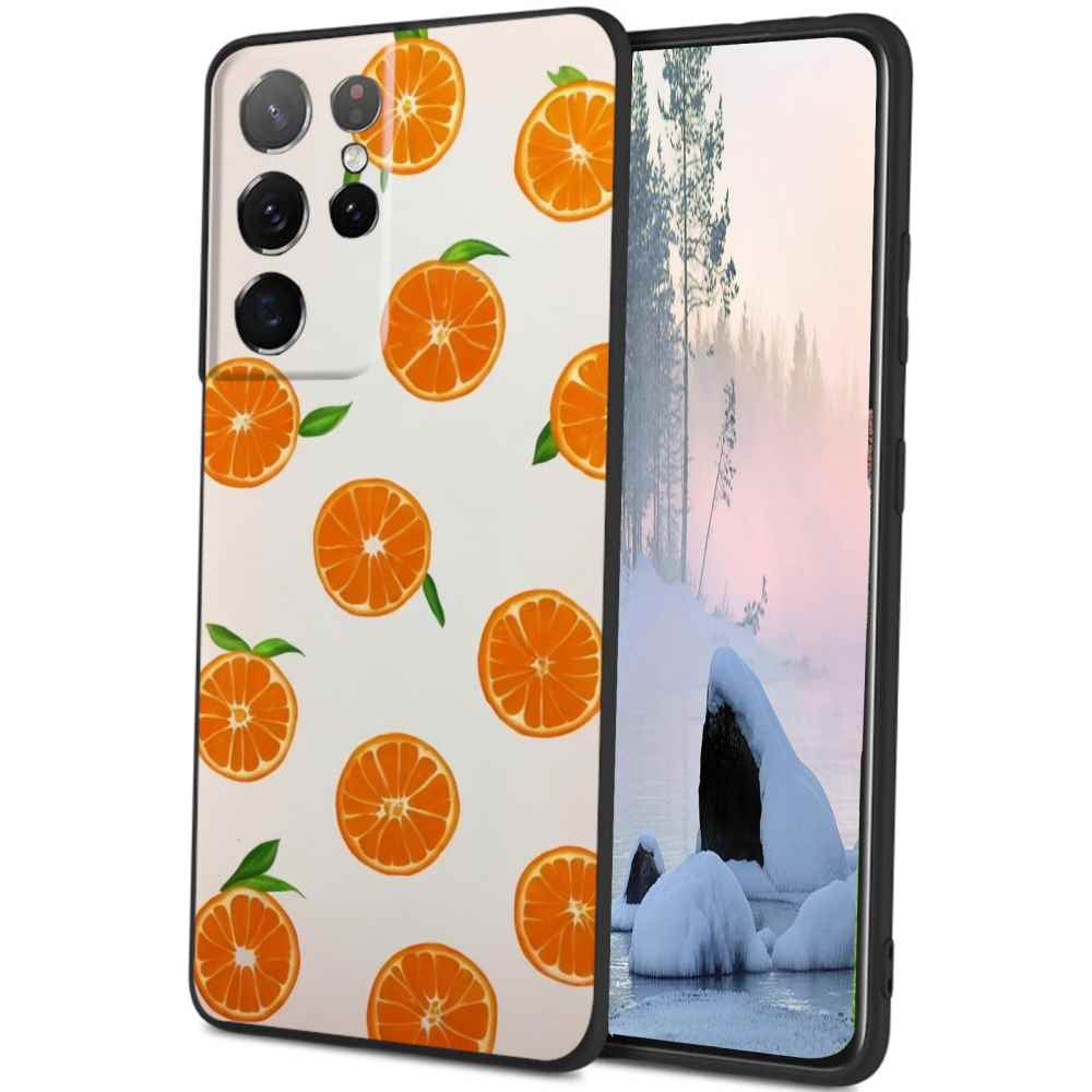 Oranges-270 Phone Case, Degined for Samsung Galaxy S22 Ultra Case Men Women, Flexible Silicone ...