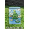 Toland Home Garden Pond Pals Turtle Frog Flag Double Sided 12x18 Inch ...