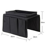 Arm Rest Tray Organiser Chair Couch Sofa Arm Holder Organizer - Black ...