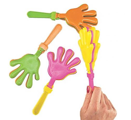 Plastic Hand Clappers - Party Favors - 12 Pieces - Walmart.com