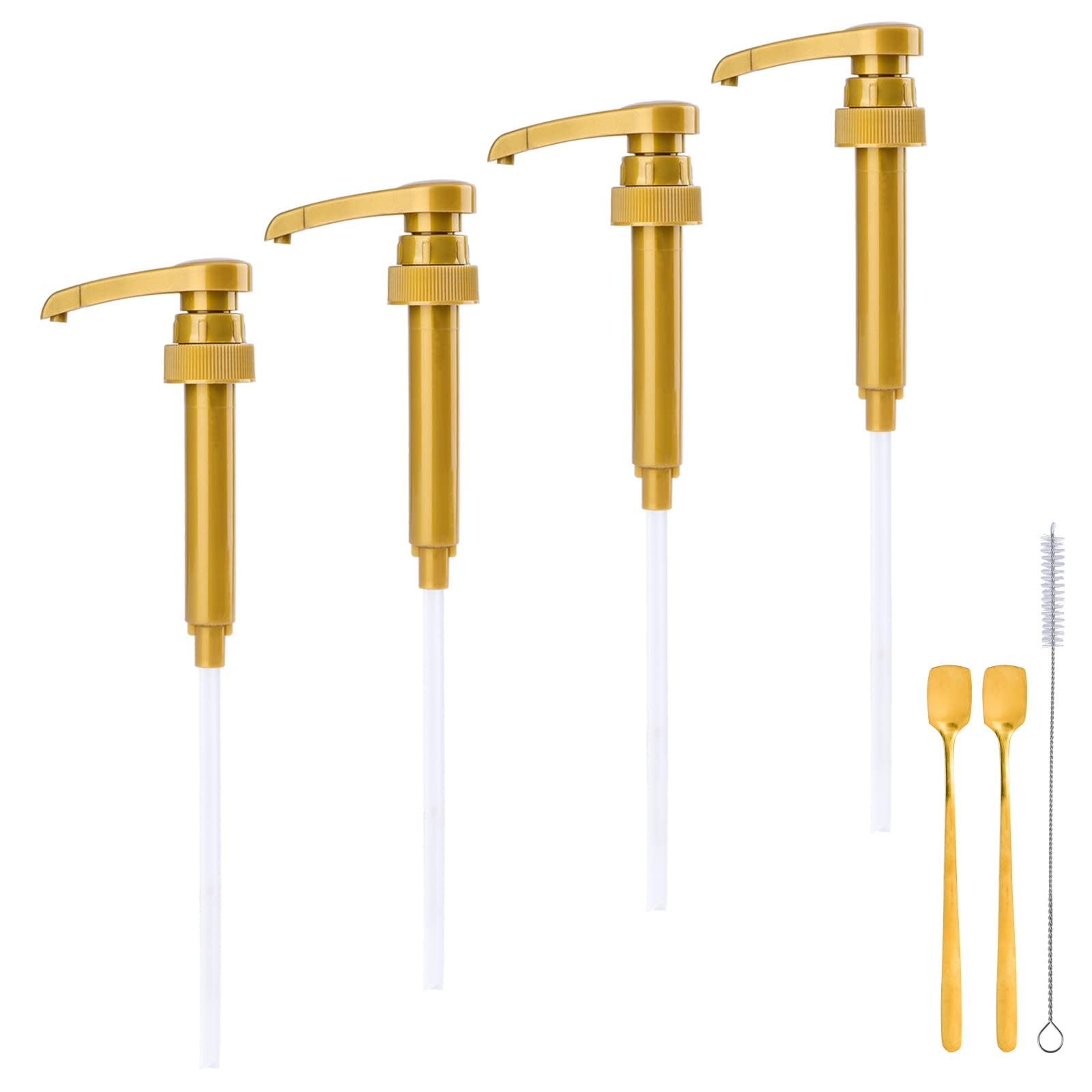 Click here for Vâ·colokishi 4pcs Syrup Pump For 25.4 Oz/750ml Fla... prices