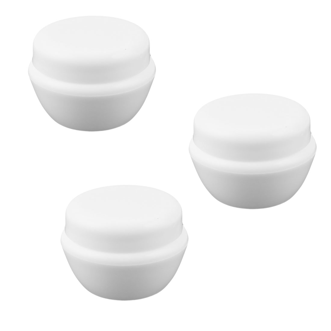 Travel Plastic Cream Container Cosmetic Storage Bottle Organizer White ...