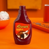 Reese's Chocolate Peanut Butter Shell Topping 7.25 oz, Harden in ...