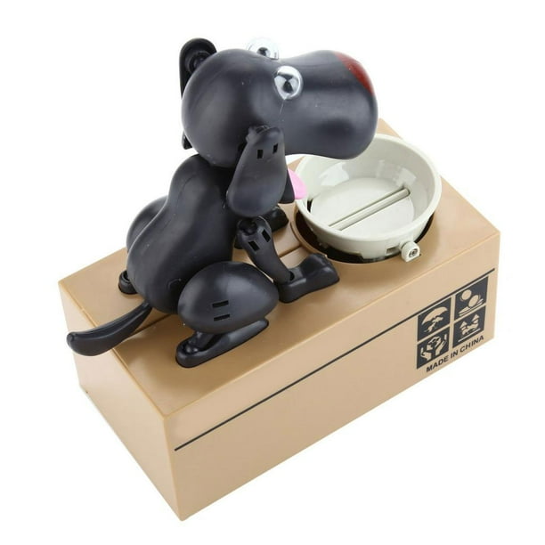 Milaget Greedy Dog Money Box Mechanical Piggybank Saving Pot Spare ...