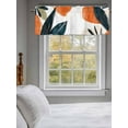 Abstract Leaf Valances for Windows Minimalist Nordic Bohemian Kitchen ...