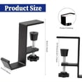 1pc Adjustable Non-Slip Metal Desktop Hook - Ideal for Hanging ...