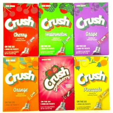 Crush Grape, Sugar Free, Powdered Flavoring Drink Mix, Water Packets ...