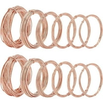 12 Rolls Assorted Dead Soft Copper Wire 18/20/22/24/26/28 Gauge Round ...