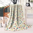 40x50 Inch Flannel Fleece Blanket for Men, Women & Kids, Soft ...