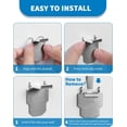 10 Canvas Hangers for Drywall Claw H s: Heavy Duty Damage Free Holds up ...