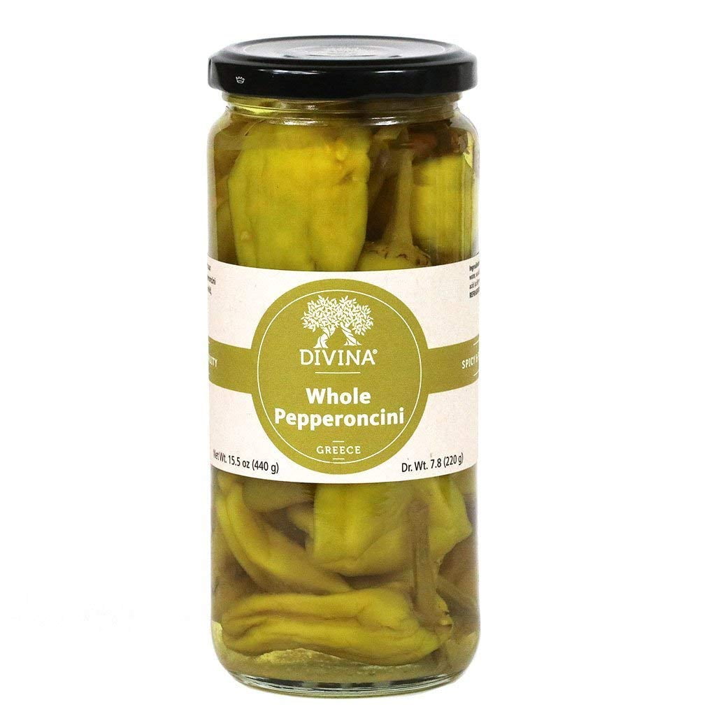 Divina Whole Pepperoncini 15.5 oz Pack of 3 - Walmart.com