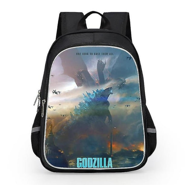 Godzilla Print School Bag Kids Waterproof Backpack - Walmart.ca