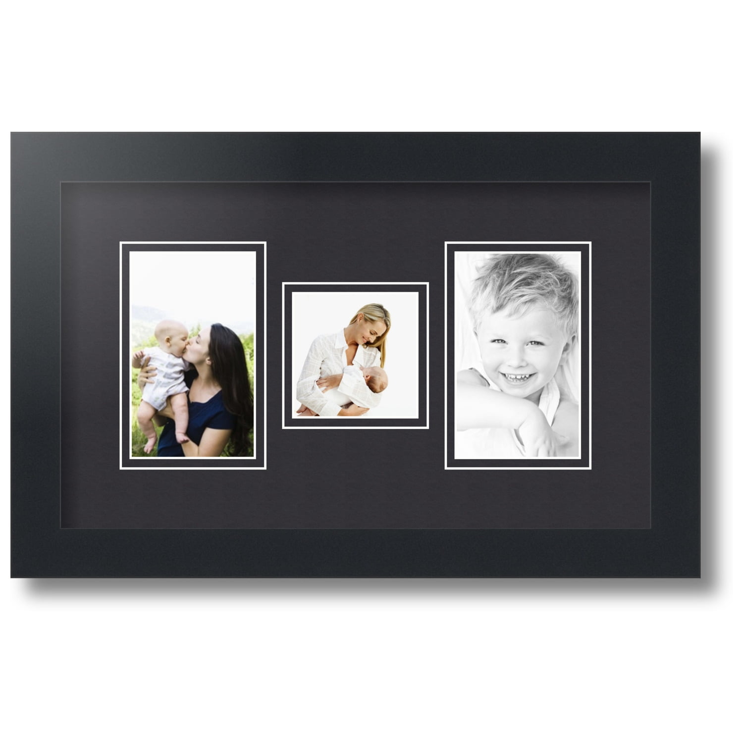 ArtToFrames Collage Photo Picture Frame with 1 - 3x3 and 2 - 3x5 ...