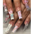 3D Star Nail Charms Kit - 42PCS Y2K Silver Rhinestones & Crystal ...