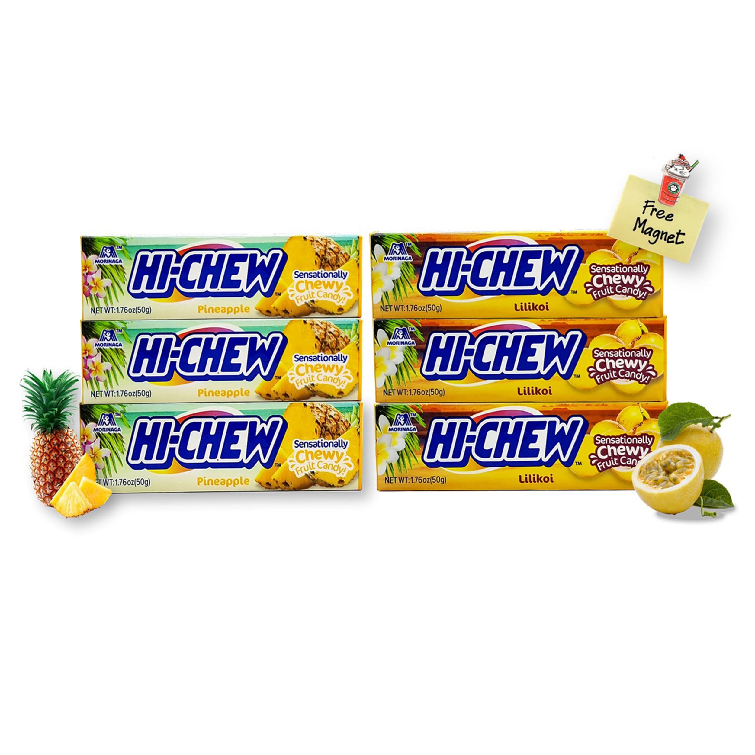 Secret Pantry Hi Chew Aloha Collection Pineapple Lillikoi Passion Fruit 3 Sticks Each Flavor secret-pantry-hi-chew-aloha-collection-pineapple-lillikoi-passion-fruit-3-sticks-each-flavor
