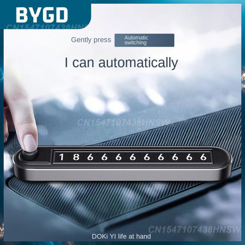 One-key Operation Universal Parking Number Plate Portable Temporary ...