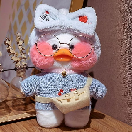 30cm Wearing Hyaluronic Acid Little Yellow Duck Doll Lalafanfan Duck ...