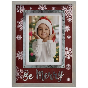 Fine Photo Gifts Joy Christmas Decor 4x6 or 5x7 Red Pewter Single ...