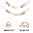 BESTSKY 2 Pcs Pacifier Clip Silicone Baby Boys Girls Pacifier Clip ...