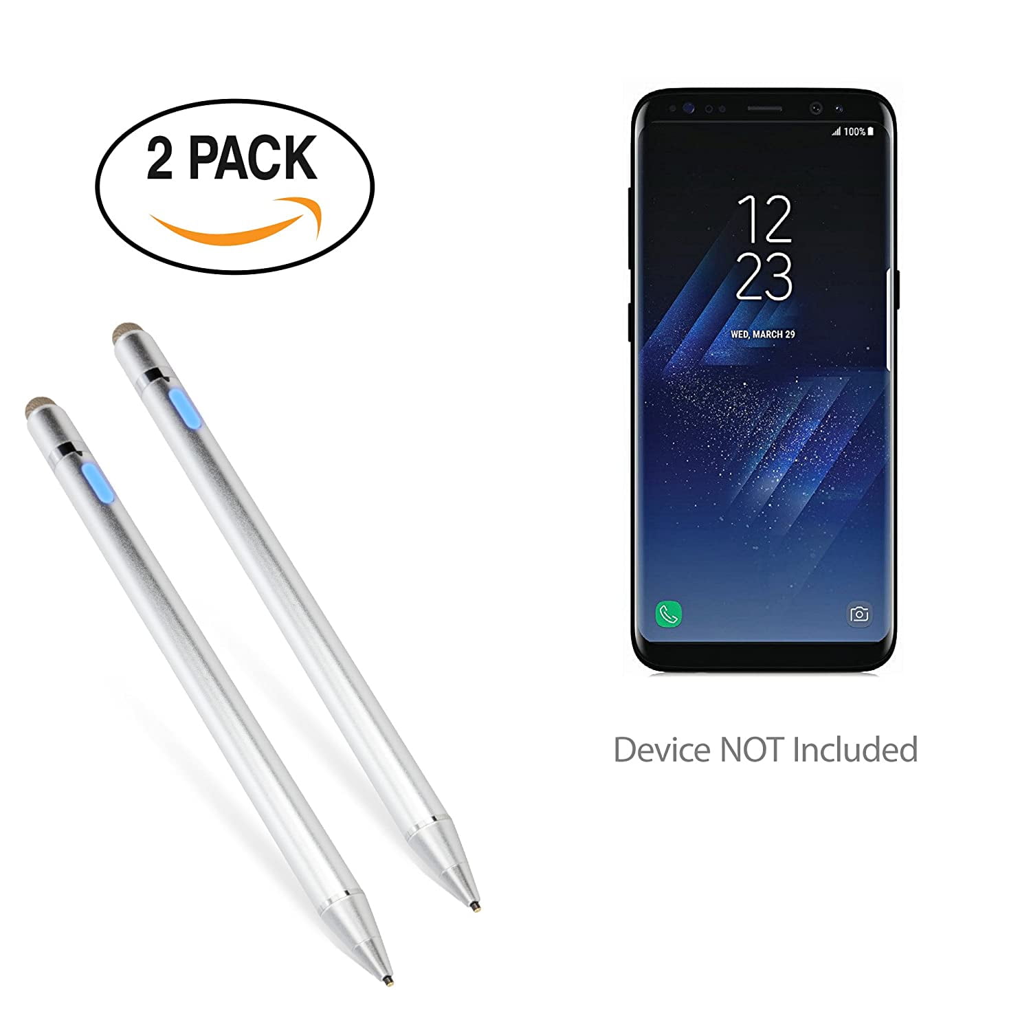 Samsung Galaxy S8 Stylus Pen Boxwave [accupoint Active Stylus 2 Pack