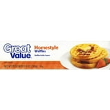 Great Value Homestyle Waffle, 8 Coun,t 9.9 oz - Walmart.com