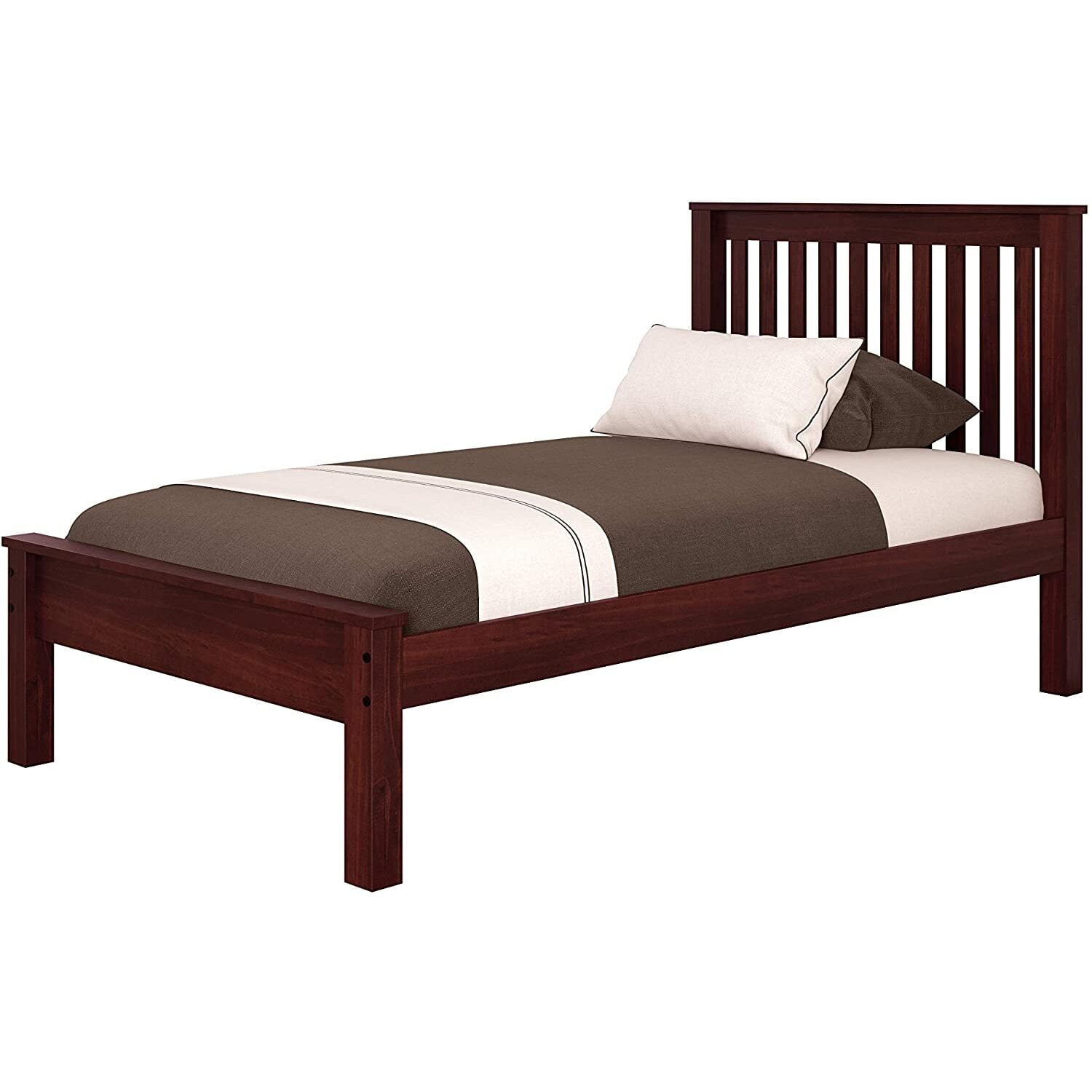Donco Kids Contempo Bed-Color:Dark Cappuccino,Size:Twin,Style:BED ONLY ...