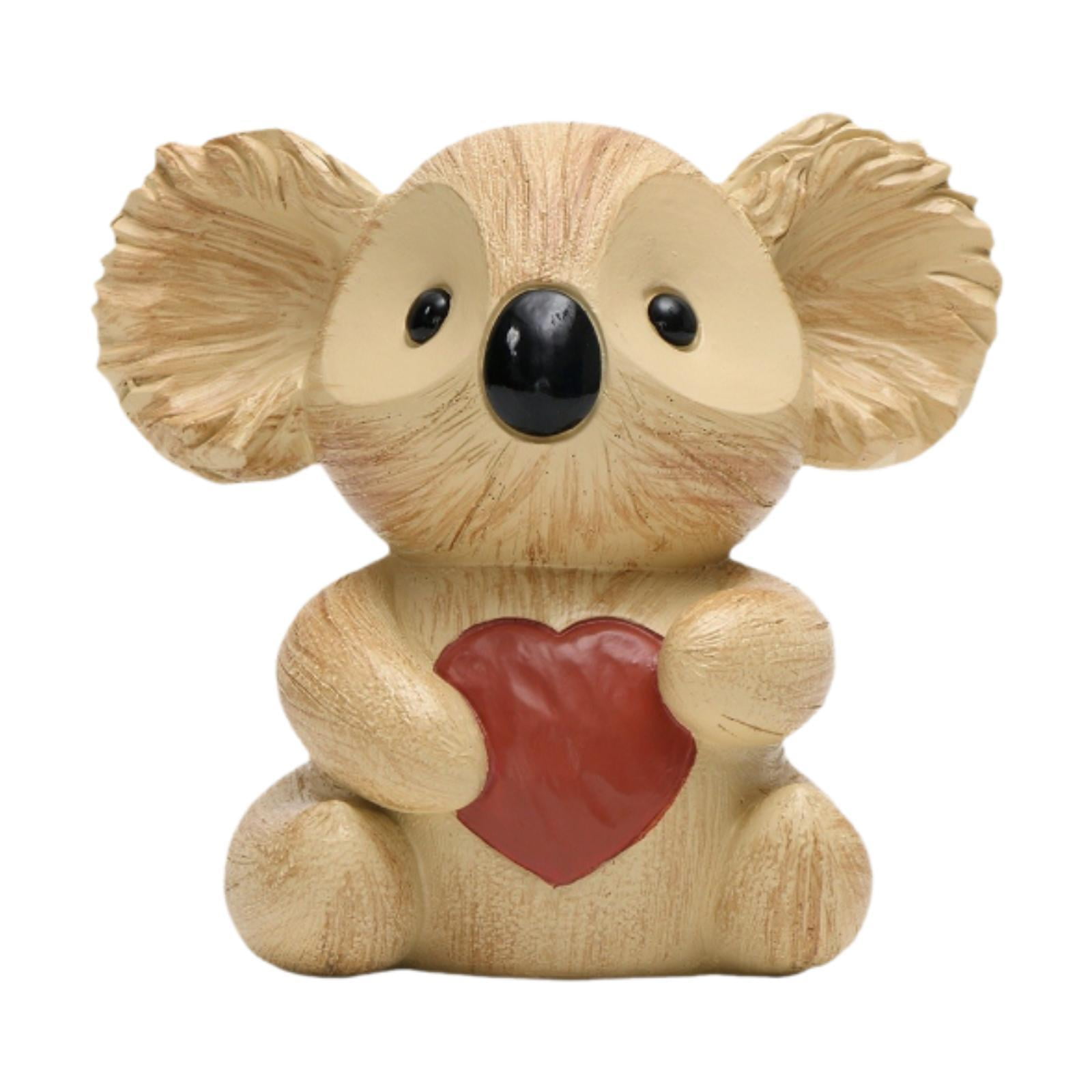 Koala Shape Piggy Bank Cartoon Saving Pot Artificial Creative Animal ...