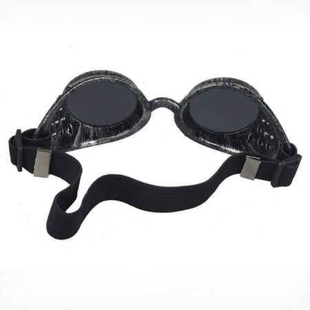 C.F.GOGGLE Steampunk Goggles Rave Glasses Prism Rainbow Eyewear Welding ...