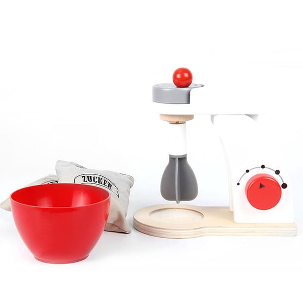 Wooden Kitchen Toy Pancake Maker Coffee Machine Blender Bread Maker Set ...