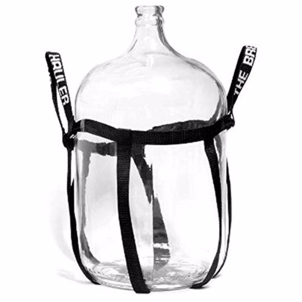Gallon glass Carboy Carrier Homebrew Beer Wine Fermenter Strap Handles hauler Kitchen, Dining ...