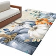 Area Rug for Living Room, Thanksgiving Pumpkin Non-Slip Indoor Large ...