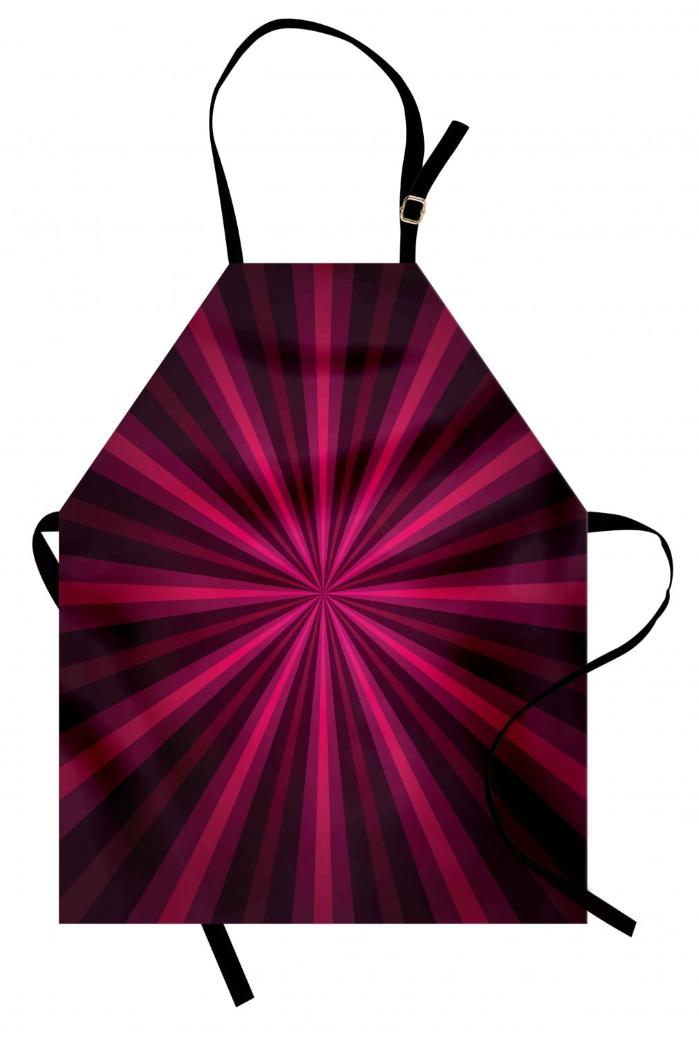 Hot Pink Apron Abstract Starburst Design Radial Lines Vibrant Colored ...