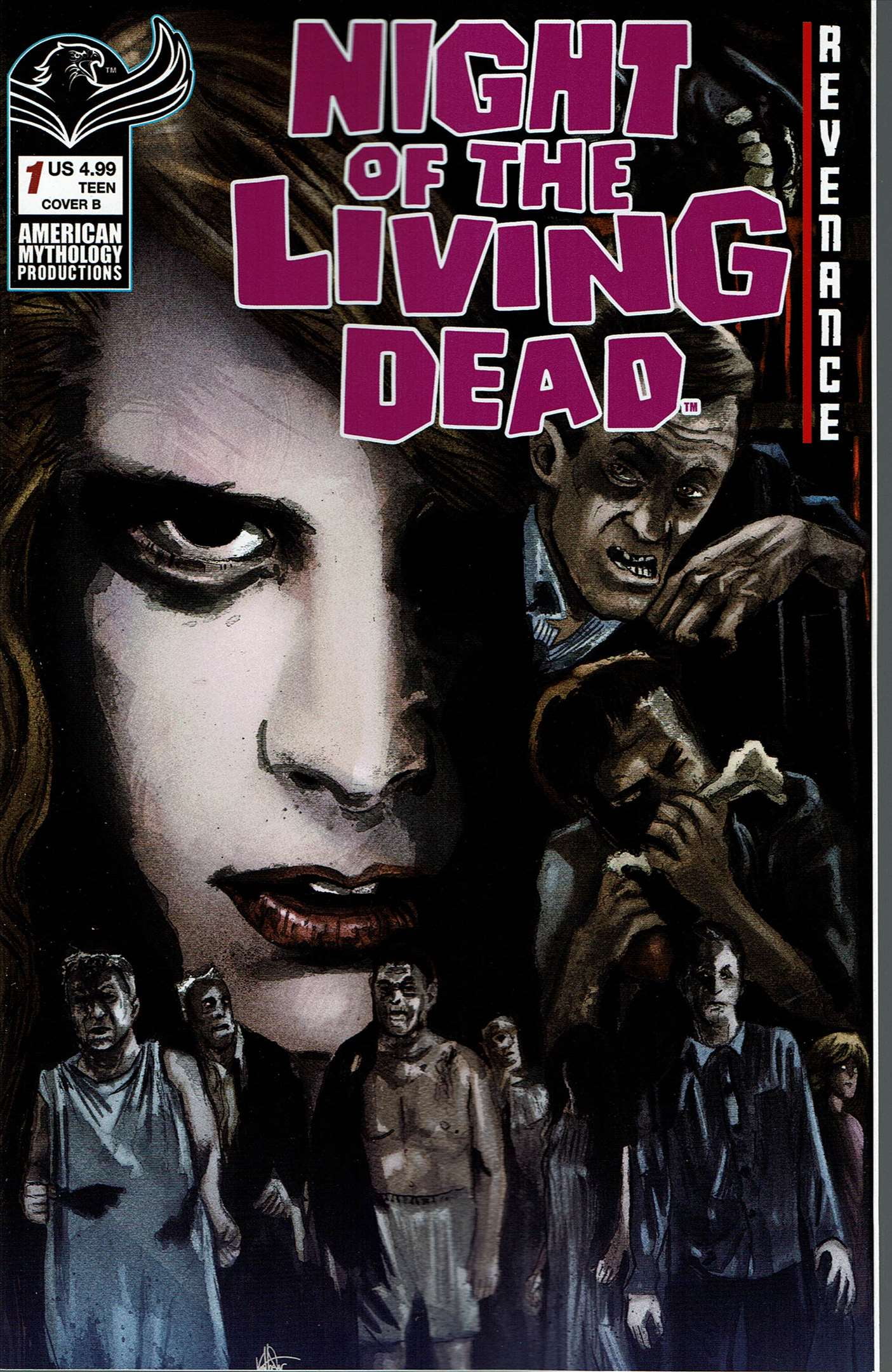 Night of the Living Dead: Revenance #1B VF ; American Mythology Comic ...