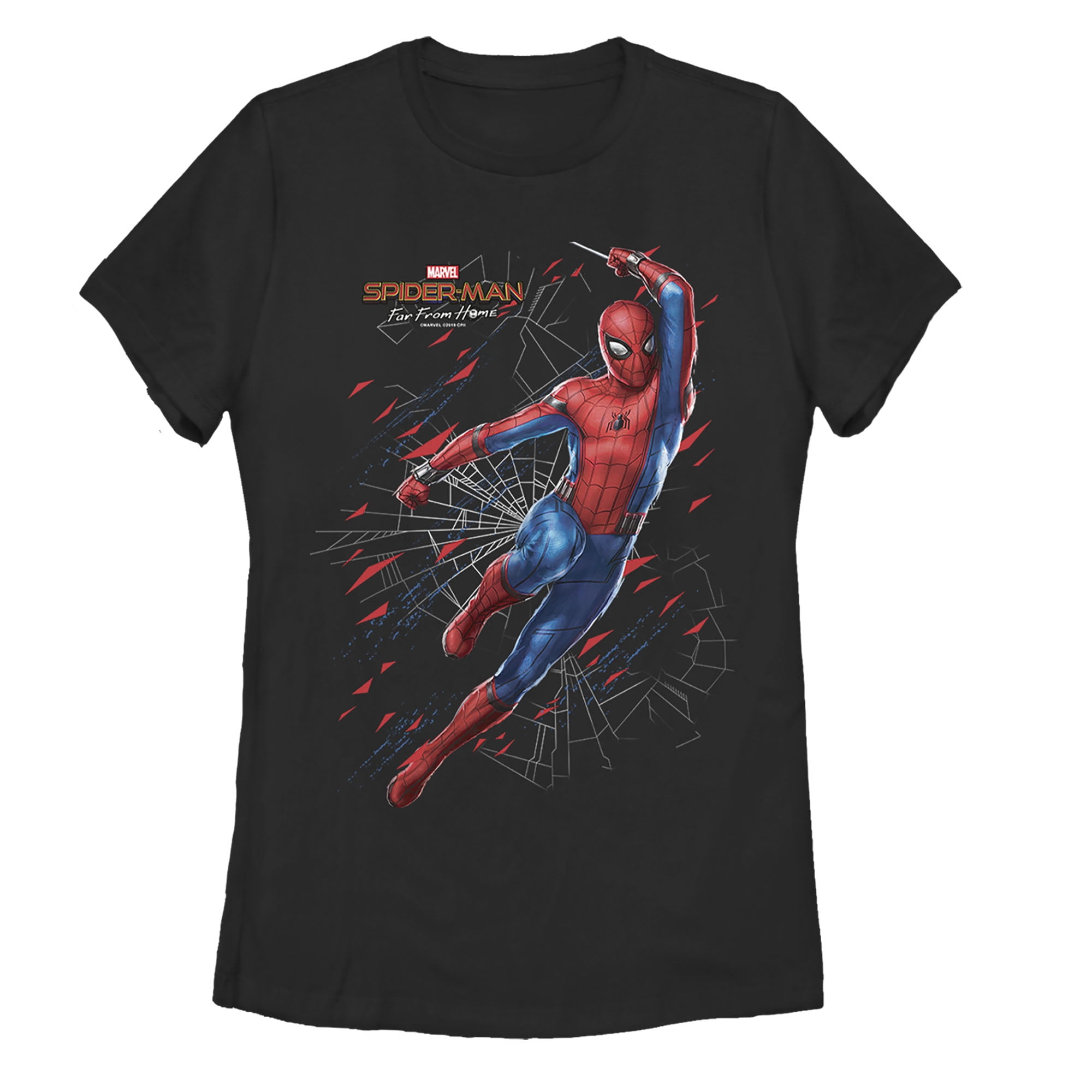 Marvel - Women's Marvel Spider-Man: Far From Home Web Shatter Graphic ... Marvel - Women's Marvel Spider-Man: Far From Home Web Shatter Graphic ...