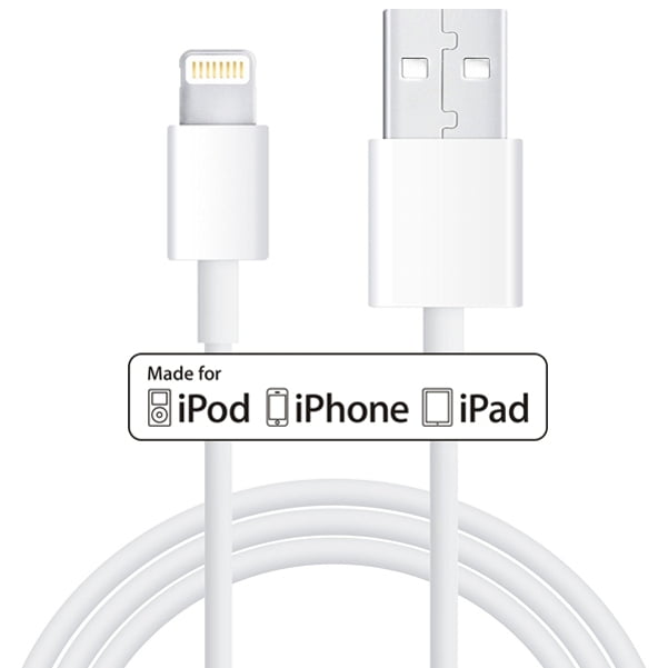 MFI Apple Certified 3ft USB Cable Power Wire Sync Cord Compatible With ...