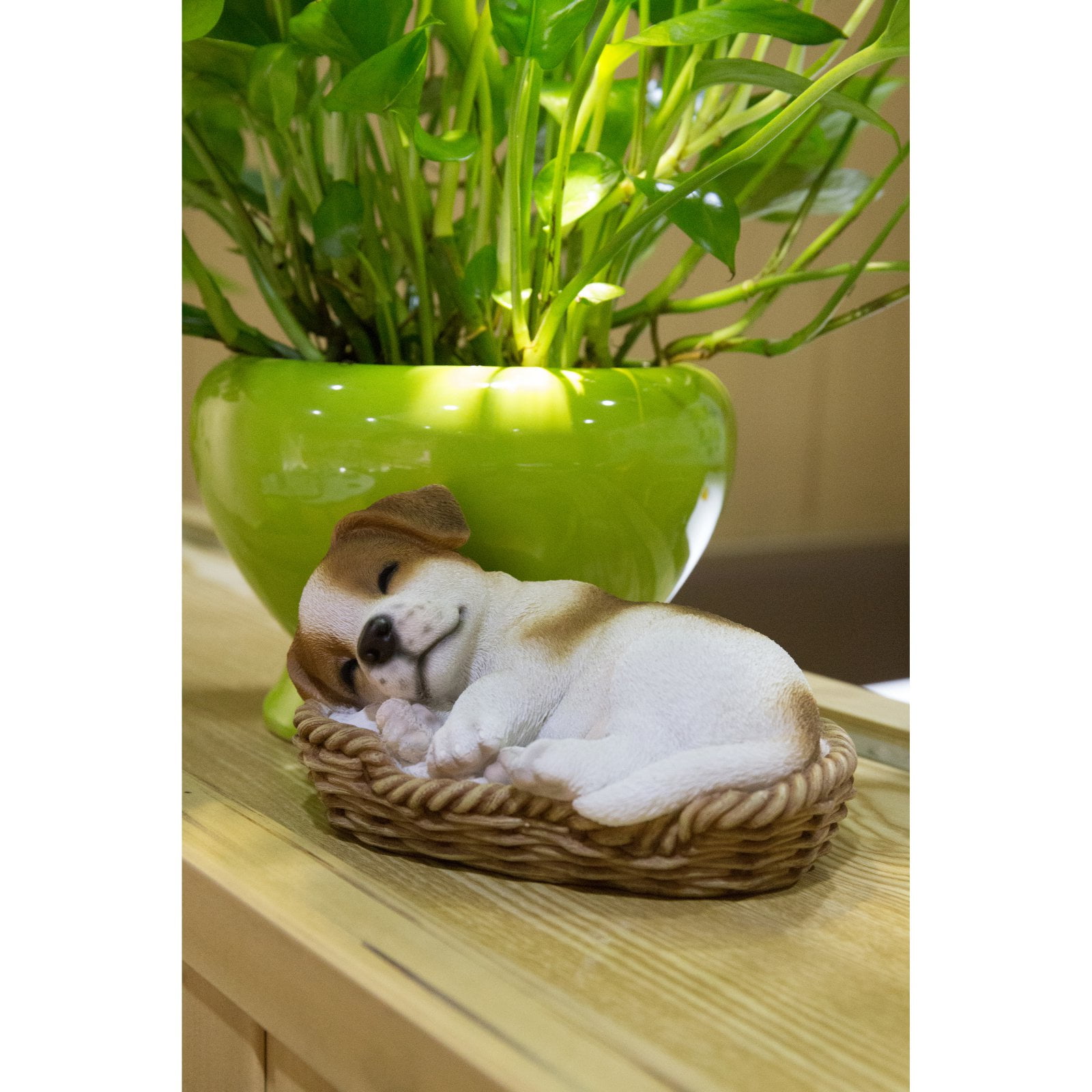 HI-LINE GIFT LTD. WICKER BASKET JACK RUSSEL TERRIER STATUE - Walmart.com