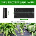 Heavy Duty Weed Barrier Fabric 4FT x 300FT, Thick Woven Landscape ...