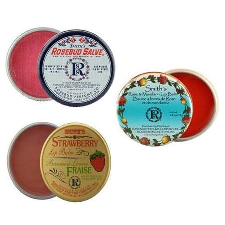 Rosebud Perfume Co. Tin 3 Pack: Smith\'s Rosebud Salve + Smith\'s ...