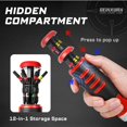 19 Pieces Ratcheting Screwdriver Set and Socket Wrench Set Mini Rachet ...