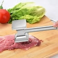 Tndbkqwr Meat Pounder Flattener Meat Tenderizer Mallet Stainless Steel