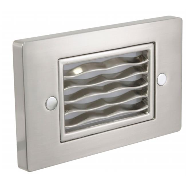 Horizontal Wave Faceplate for LED Step Light, Stainless Steel | Walmart ...
