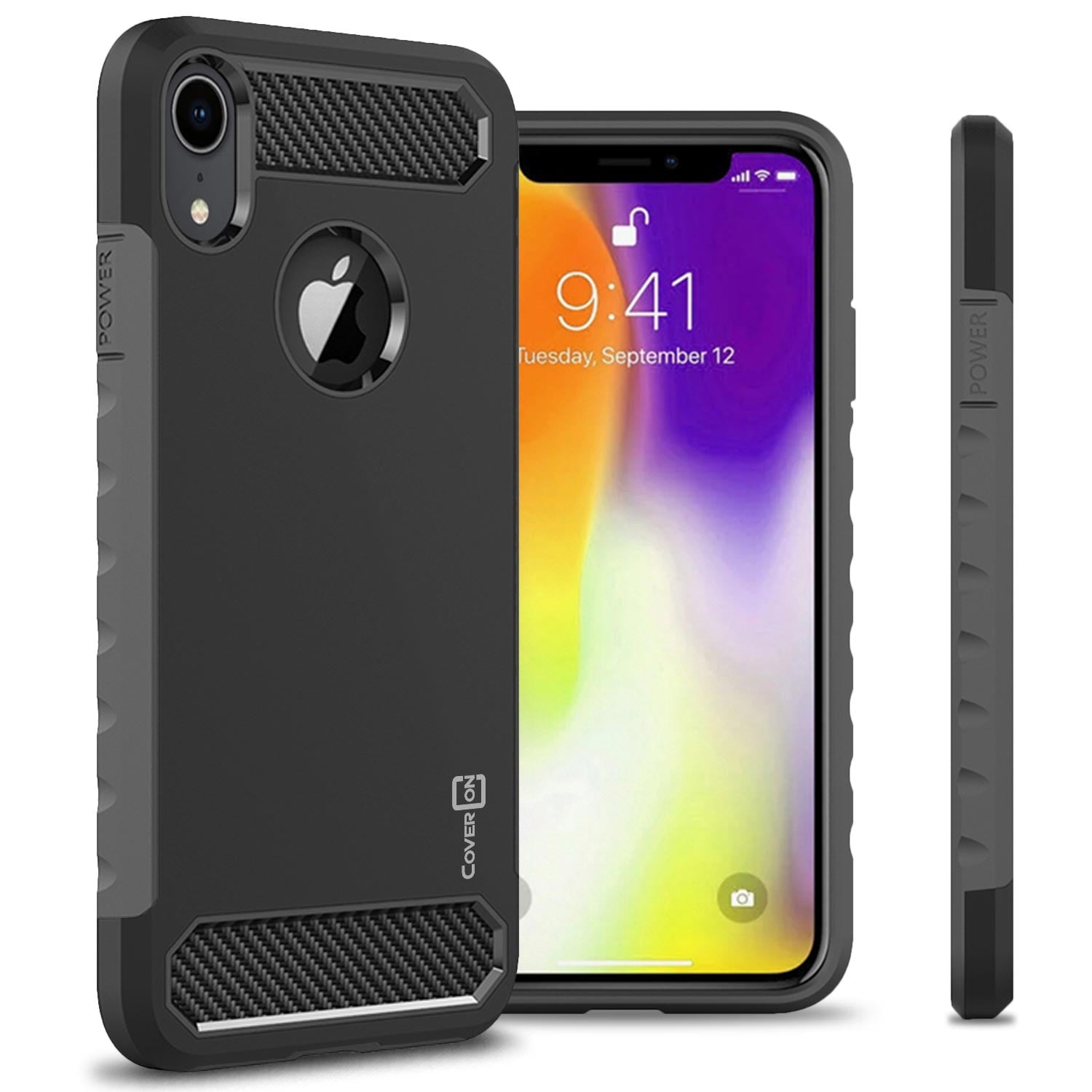 CoverON Apple iPhone XR (6.1") Case, Arc Series Hybrid Phone Cover with ...