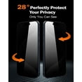 2PCS ChubbyShield Ultra for iPhone 15 Plus Privacy Screen Protector ...