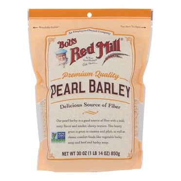 Bob's Red Mill Dry Uncooked Pearl Barley, Premium Quality, 30 oz Pkg ...