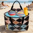 Brown Cow Print Beach Bag for Women, Large Breathable Mesh Beach Tote ...