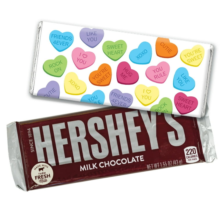Valentines Day Hershey Candy Bar Wrappers