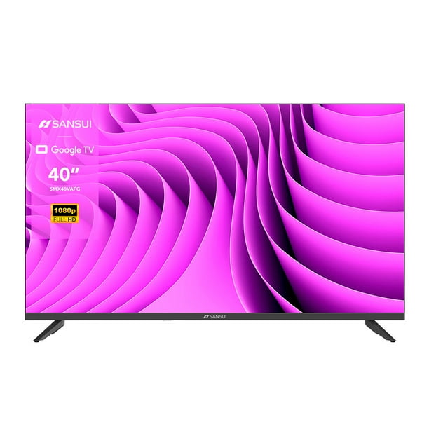 SANSUI Televisión Google TV, Asistente de voz, Smart TV 2023 (40" Full ...